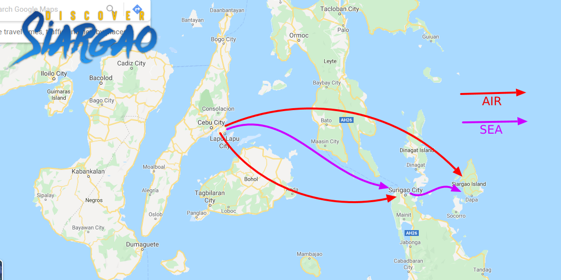 HOW TO GET THERE in Siargao